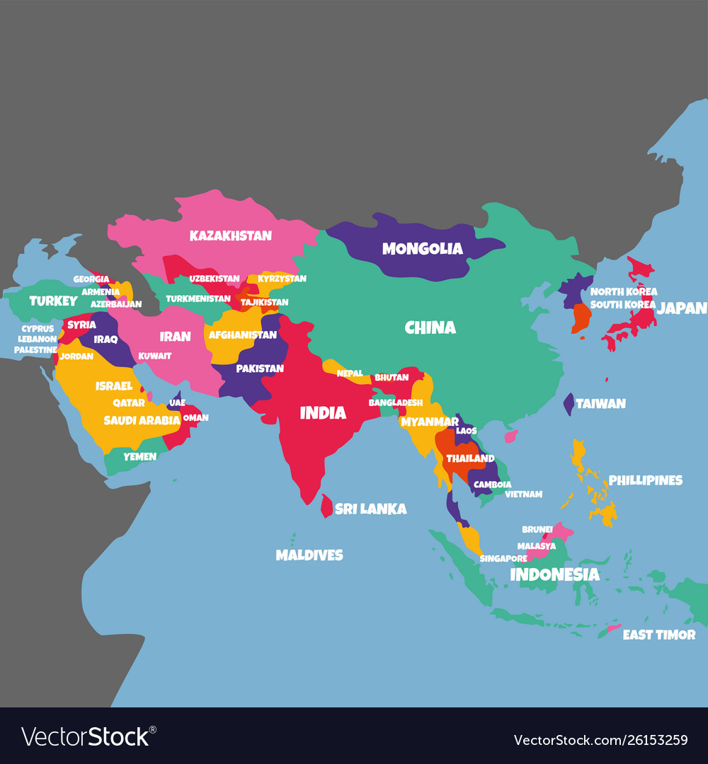 Country Name In Asia Country Name In Asia